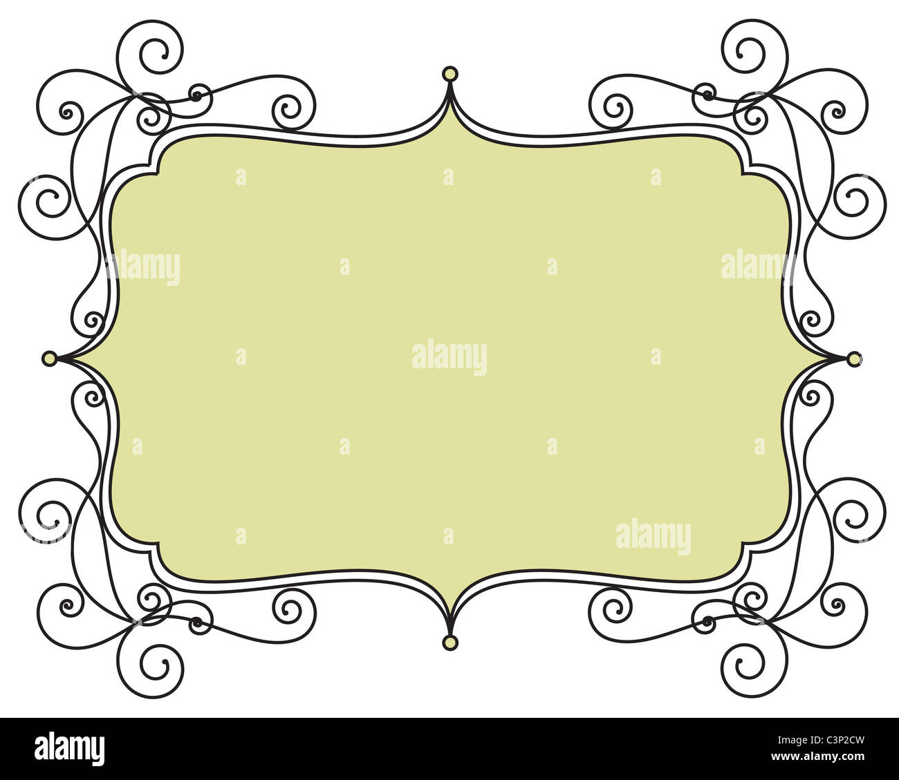 Vintage frame illustration - Exclusive to Alamy only Stock Photo - Alamy
