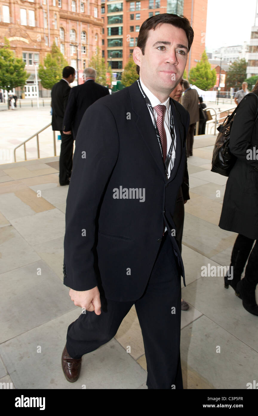 Andy Burnham, Labour's Shadow Secretary of State for Education, gives ...