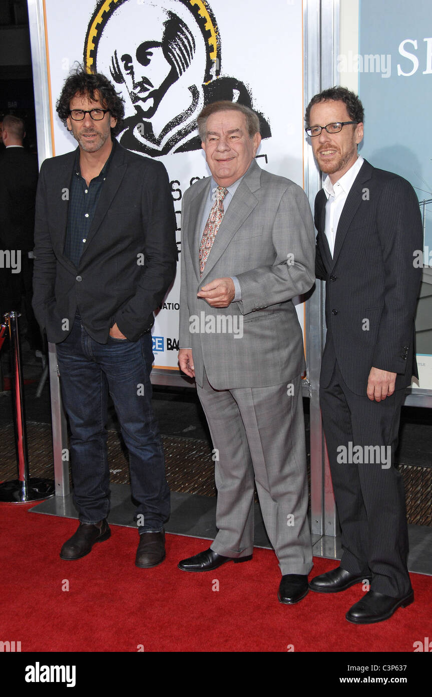 Joel Cohen, Freddie and Ethan Cohen Premiere of 'A Serious Man' at the ...
