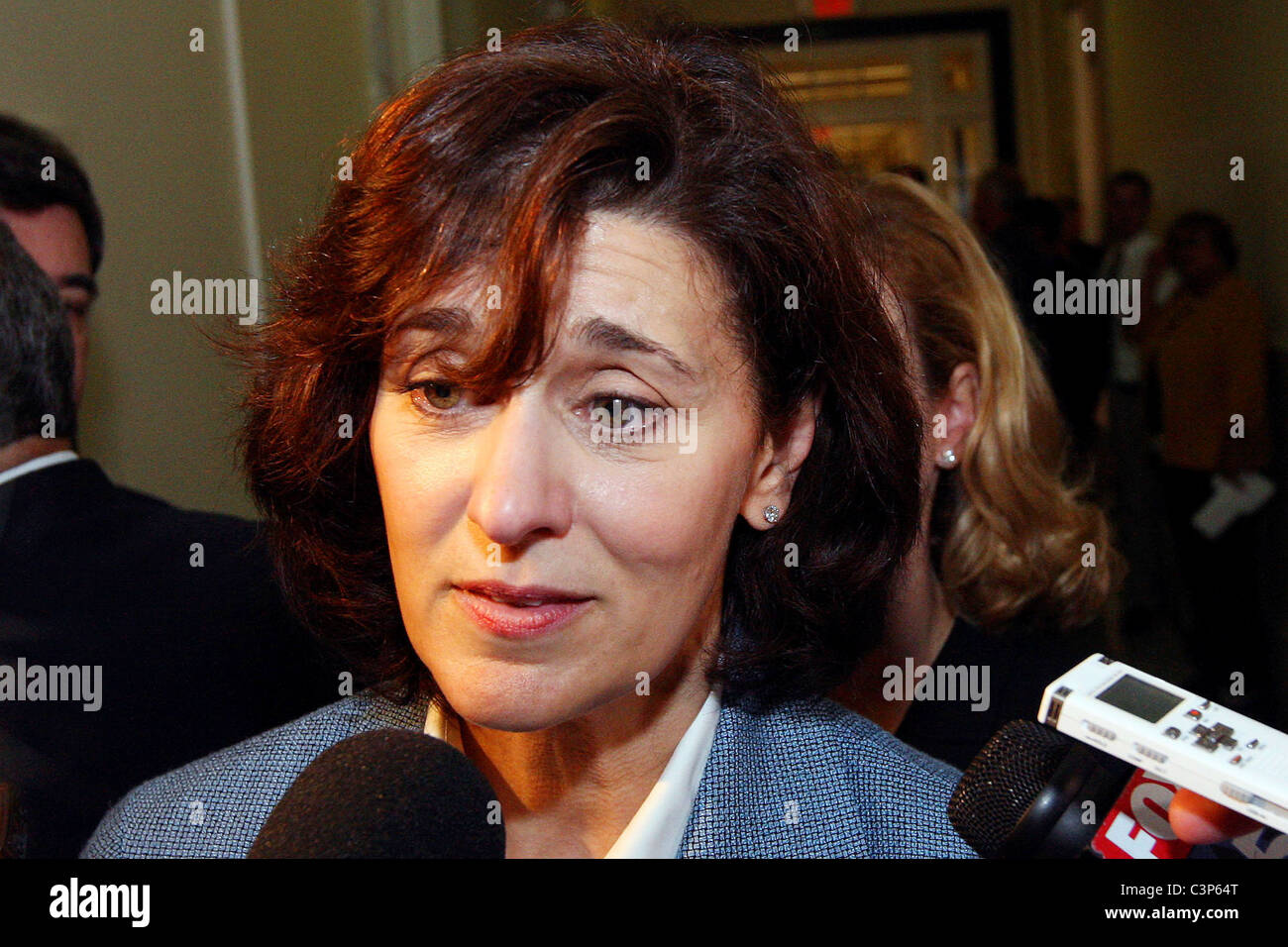 The late Sen. Edward Kennedy's widow, Victoria Kennedy, speaks to the ...