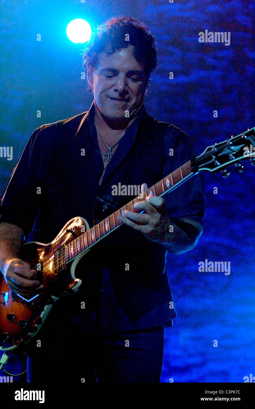 Guitarist Neal Schon performs with the band Journey at Seminole ...
