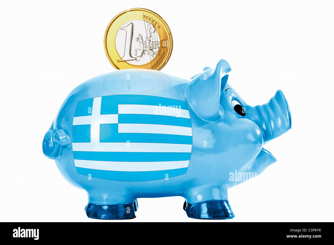 Greek identity flag Cut Out Stock Images & Pictures - Alamy