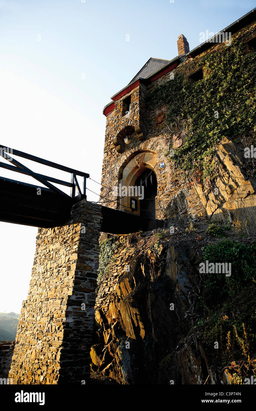 Germany, Rhineland-Palatinate, Eifel, View of thurant castle Stock ...