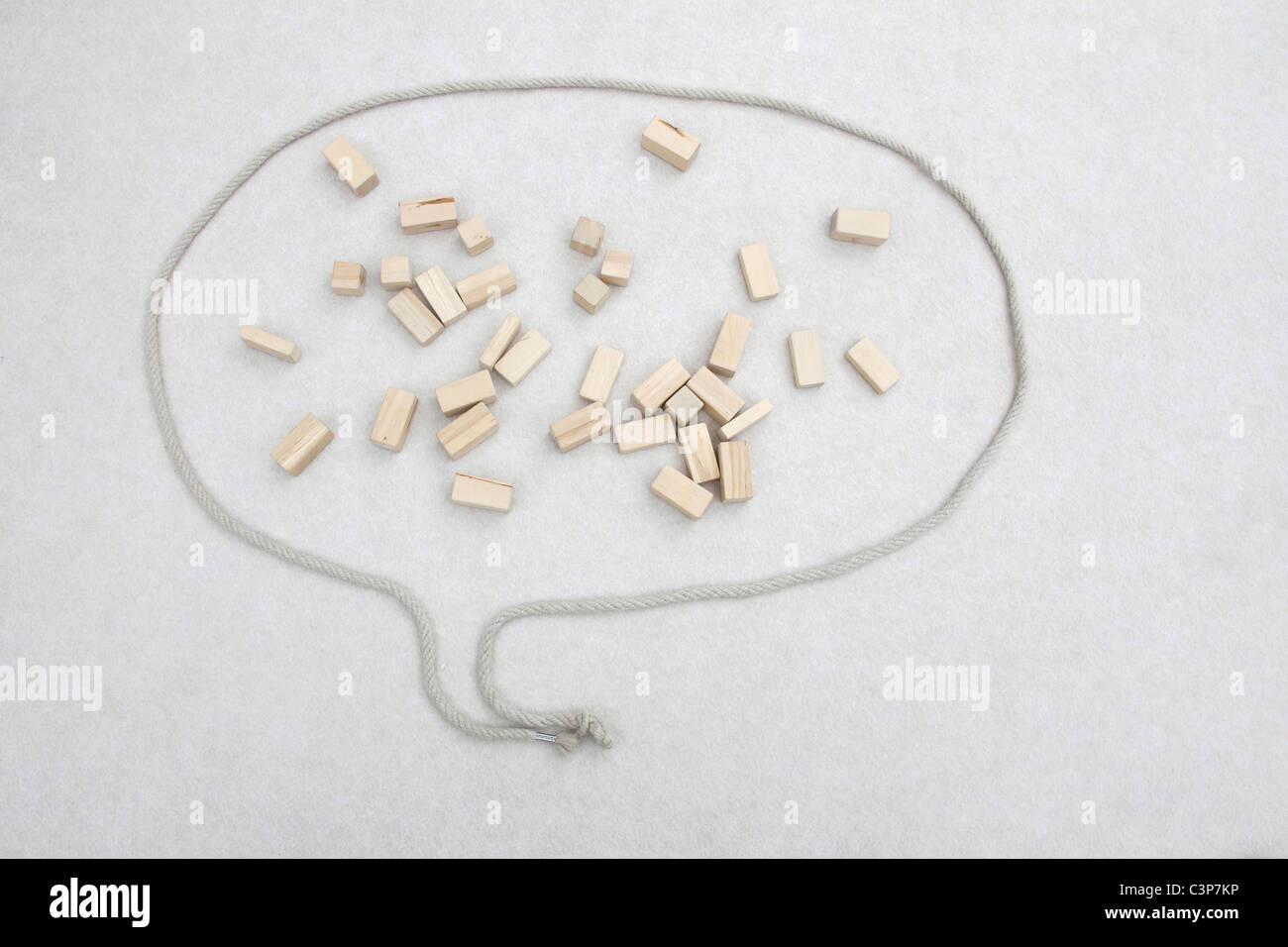 Speech balloon, elevated view Stock Photo - Alamy
