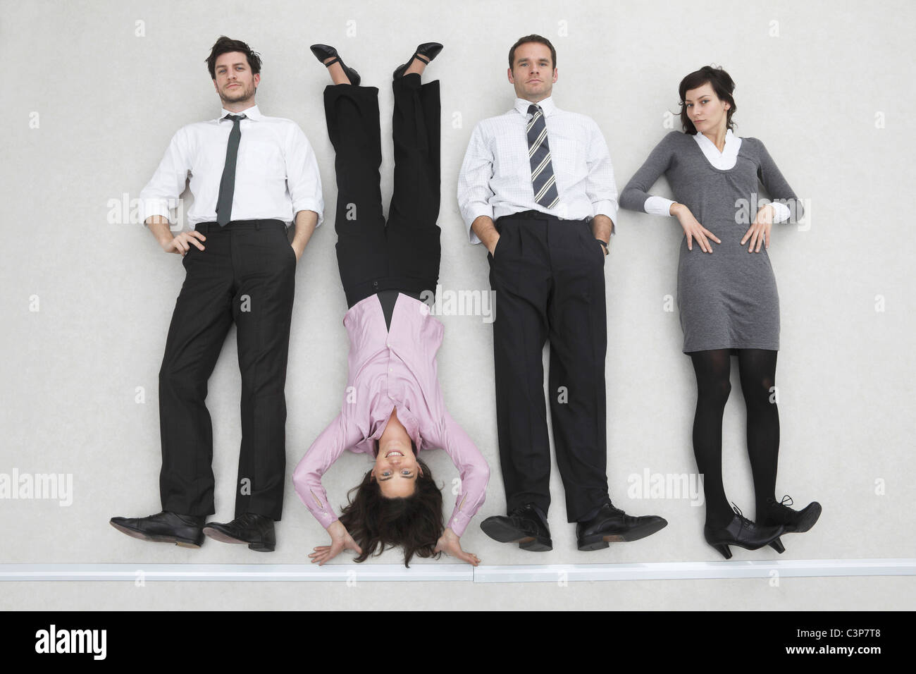 Group of people side view hi-res stock photography and images - Alamy