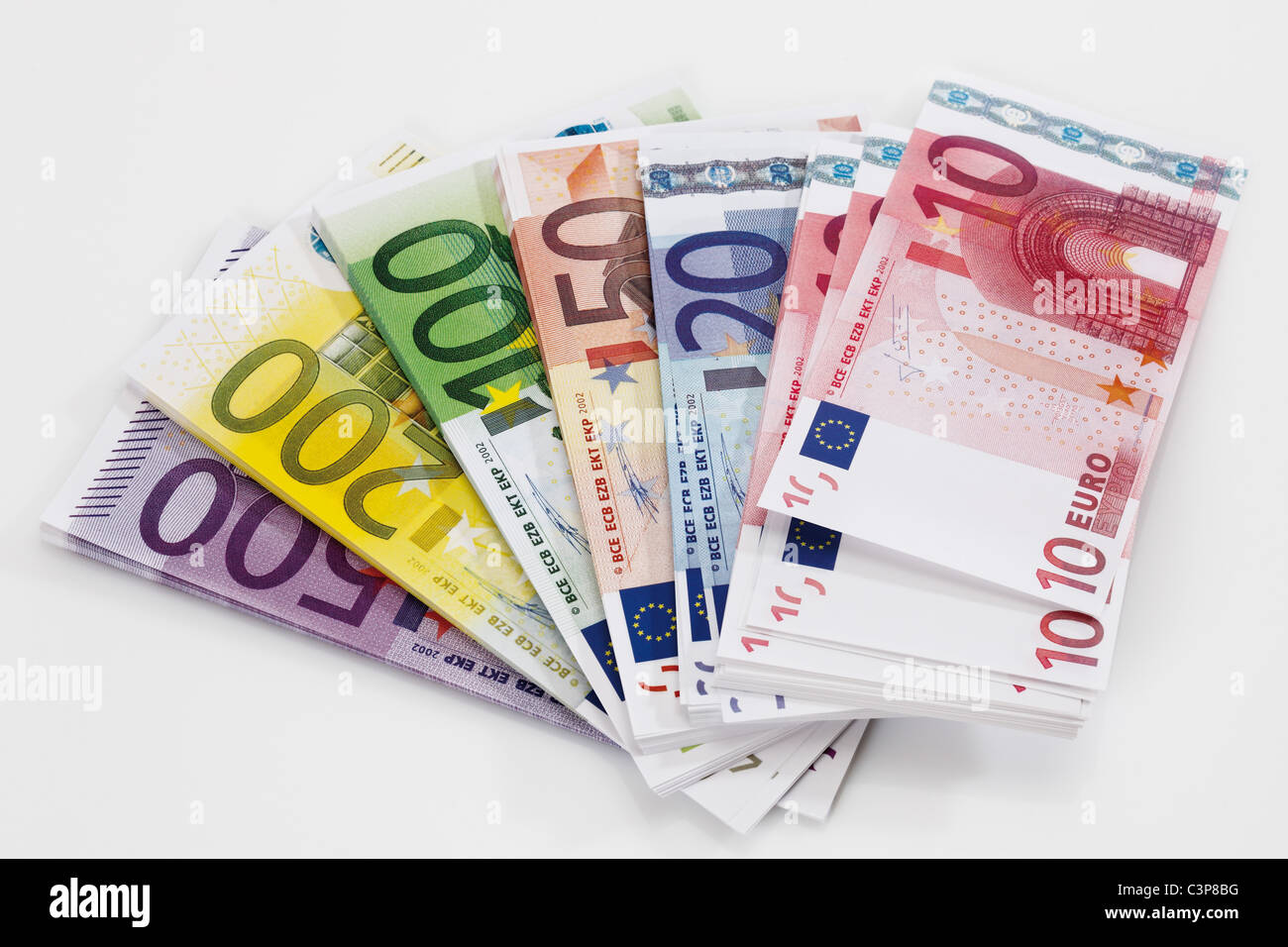 Bundle of 50 euro notes hi-res stock photography and images - Alamy