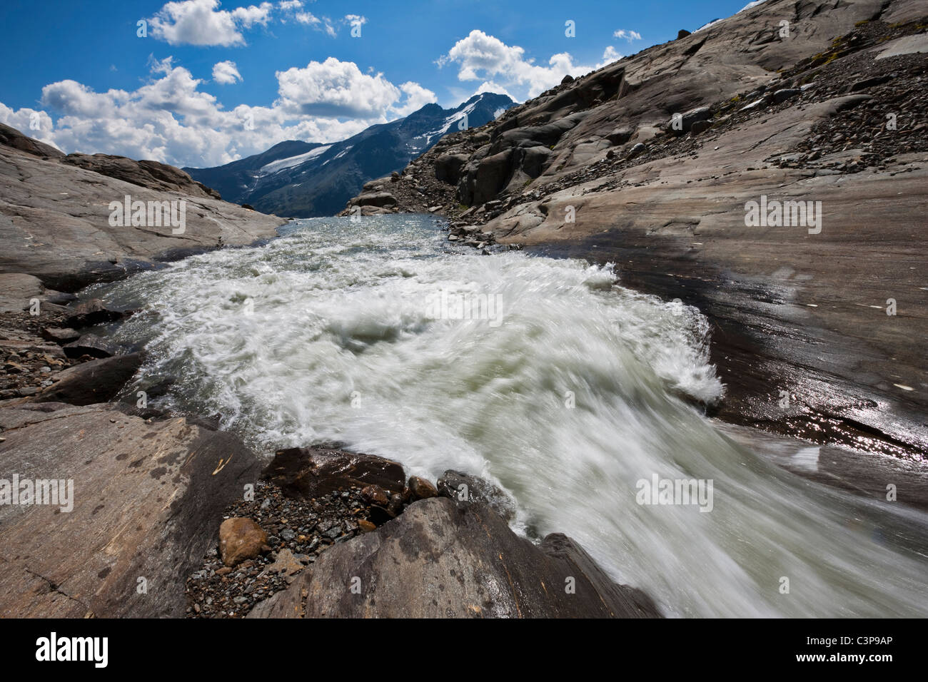 Austria, Grossglockner, Mountain stream Stock Photo - Alamy