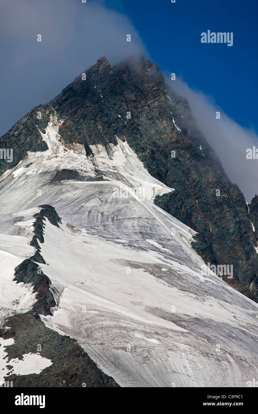 Austria, Mountain scenery, Mount Grossglockner Stock Photo - Alamy