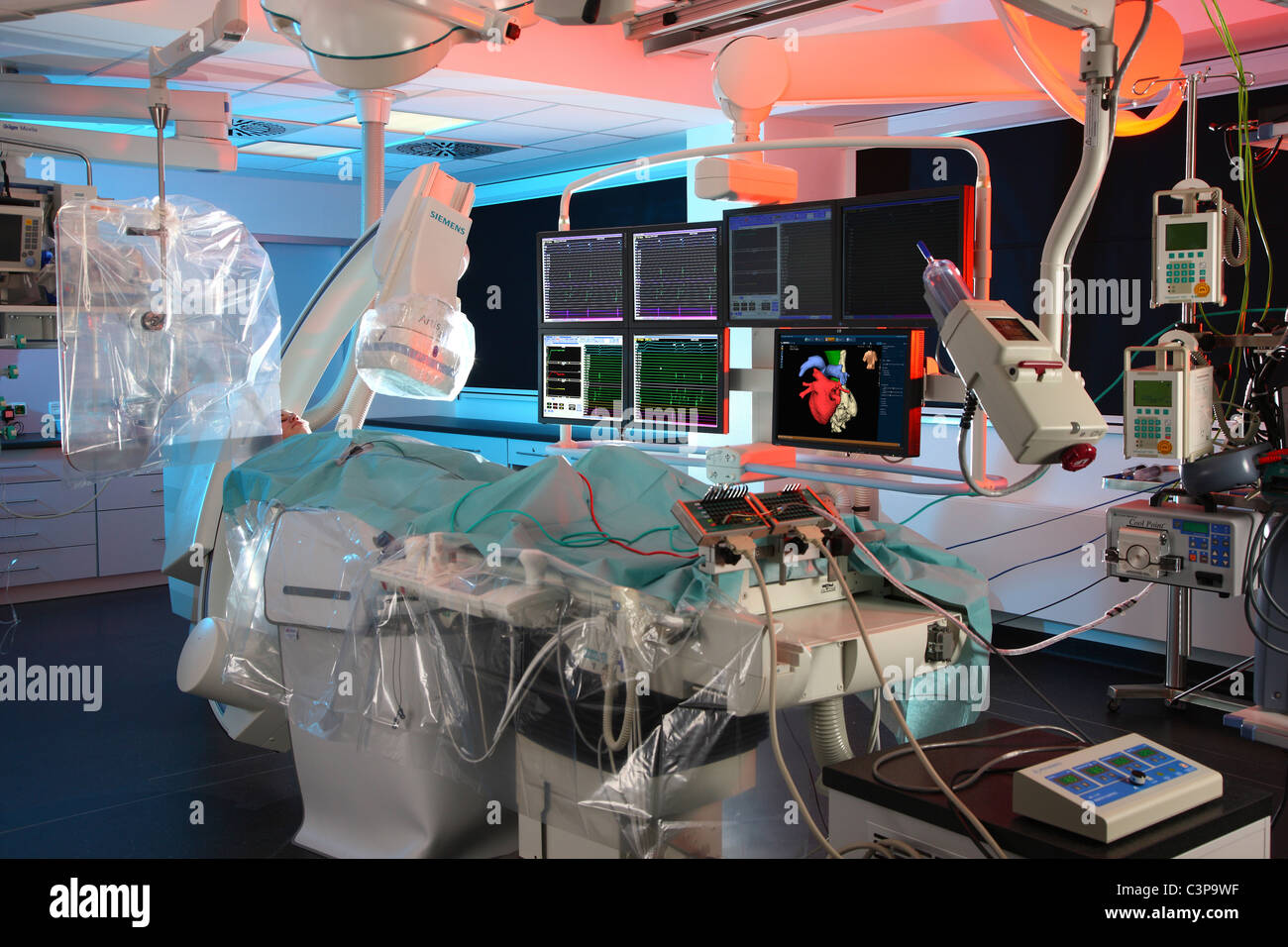 Hospital, Cardiac catheterization laboratory, (heart cath) is the ...