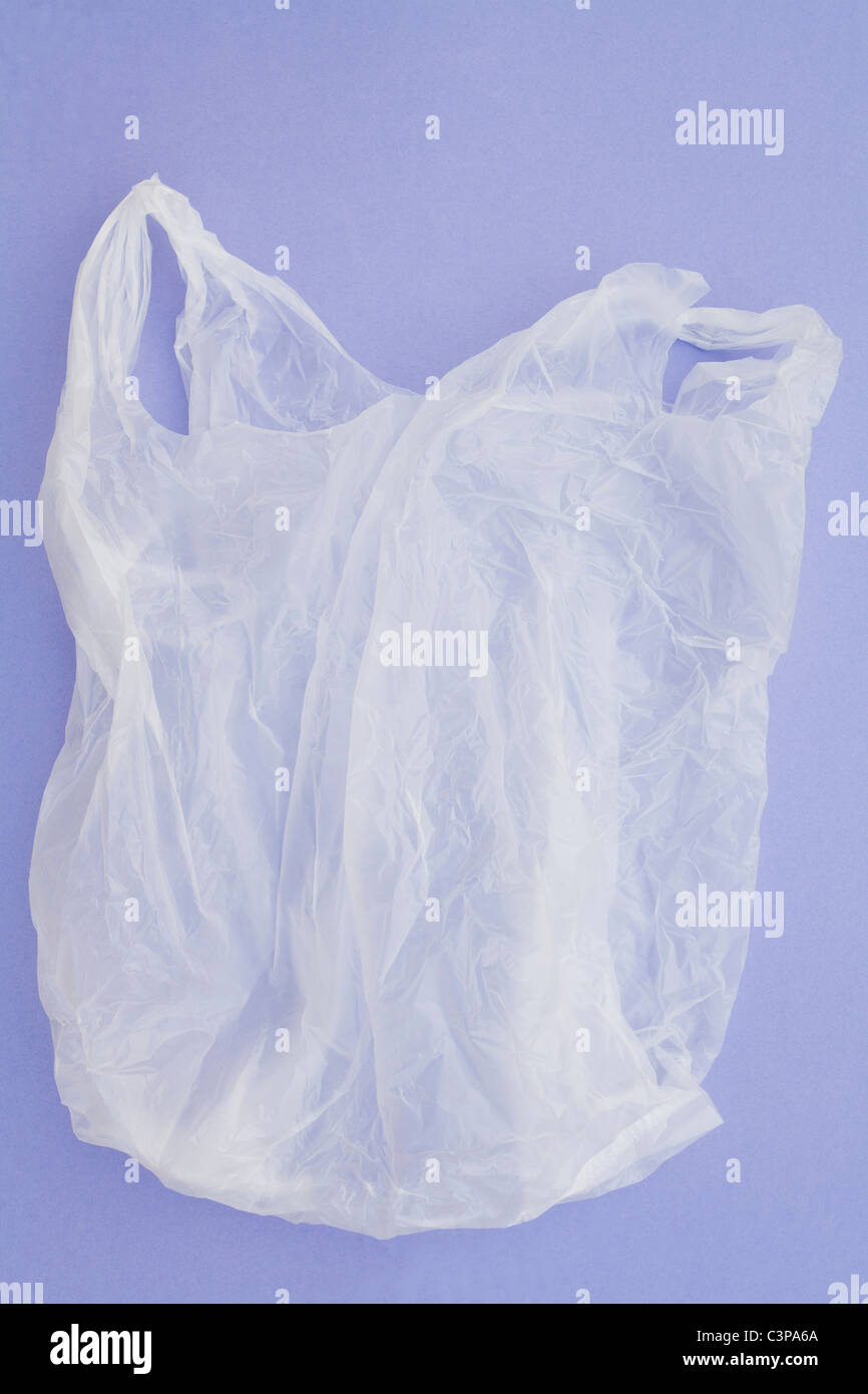 Plastic bag, elevated view Stock Photo - Alamy