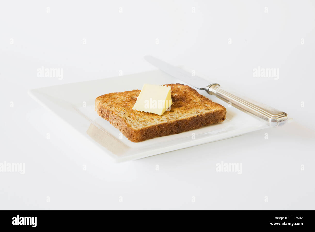 Toast butter plate hi-res stock photography and images - Alamy