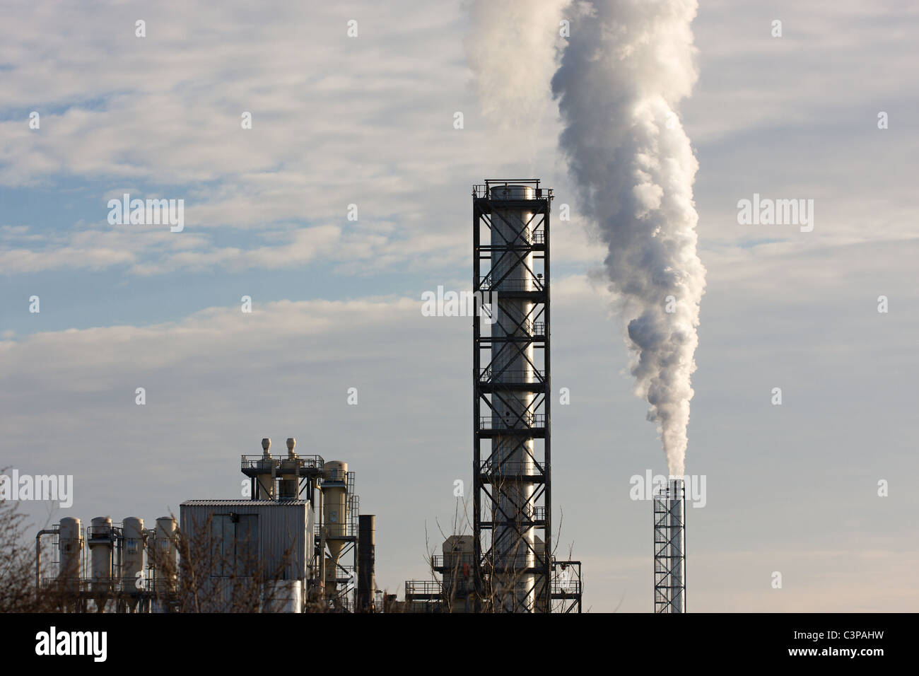 Heavy industrial pollution, environment problem Stock Photo - Alamy