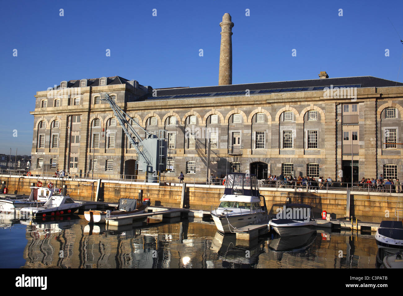 The Bakery building in the Royal William Yard in Plymouth UK Stock ...