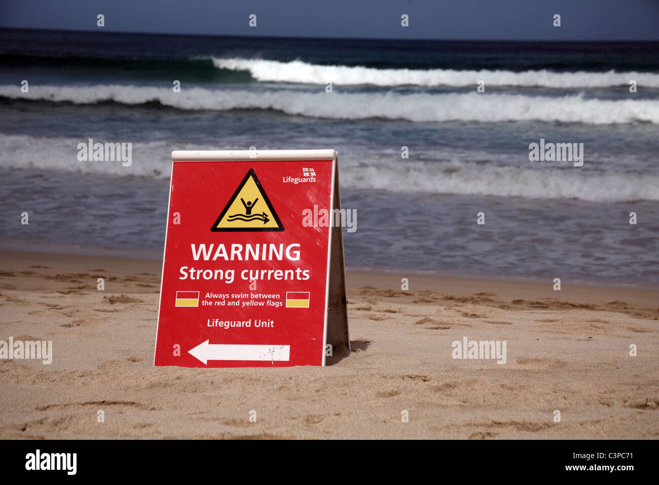 Danger strong current sign hi-res stock photography and images - Alamy