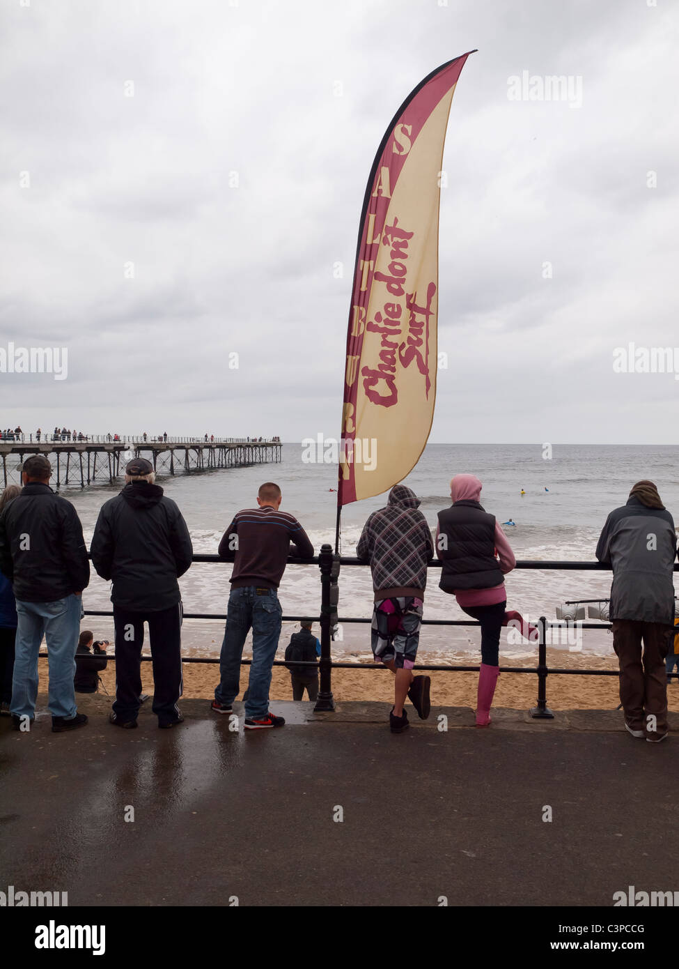 Spectators at the UK Professional Surfing Championships tour at ...