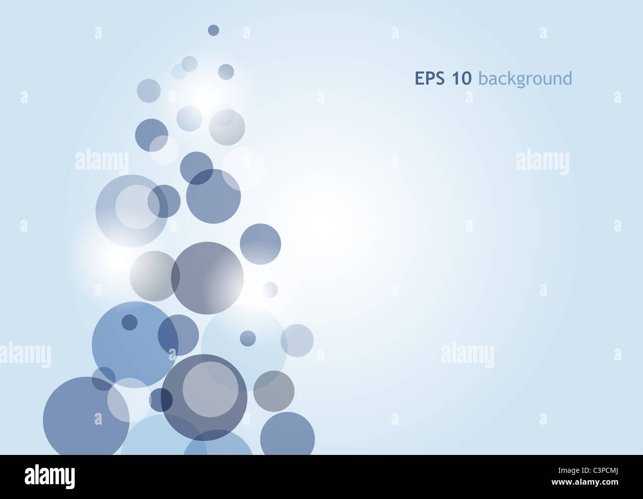 Blue abstract circles Stock Photo - Alamy