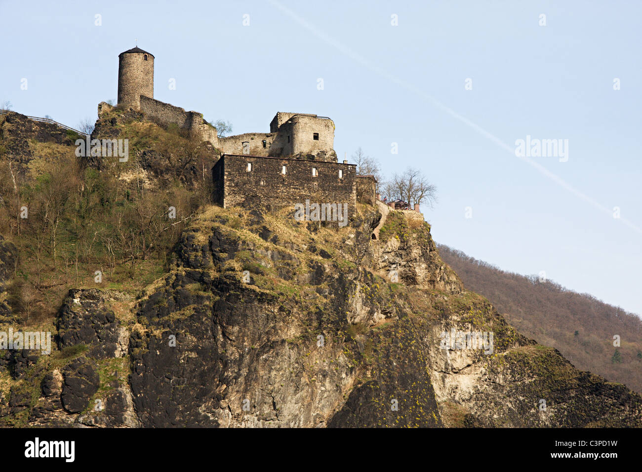 Strekov Castle, Europe, Czech Republic Stock Photo - Alamy