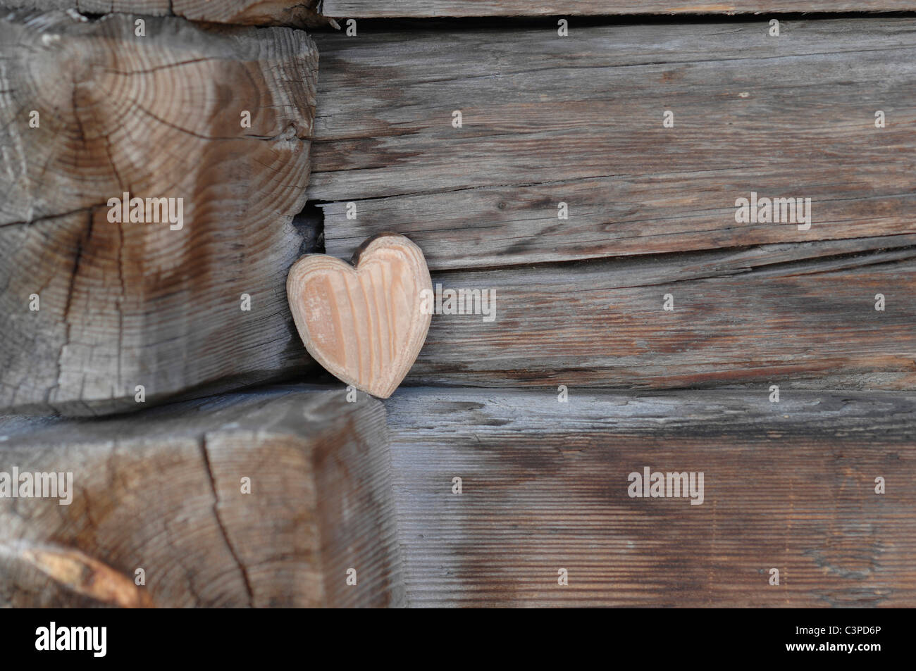 Wood carving in shape heart hi-res stock photography and images - Alamy