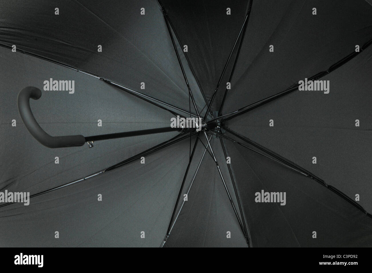 Black Open Umbrella High Resolution Stock Photography and Images - Alamy
