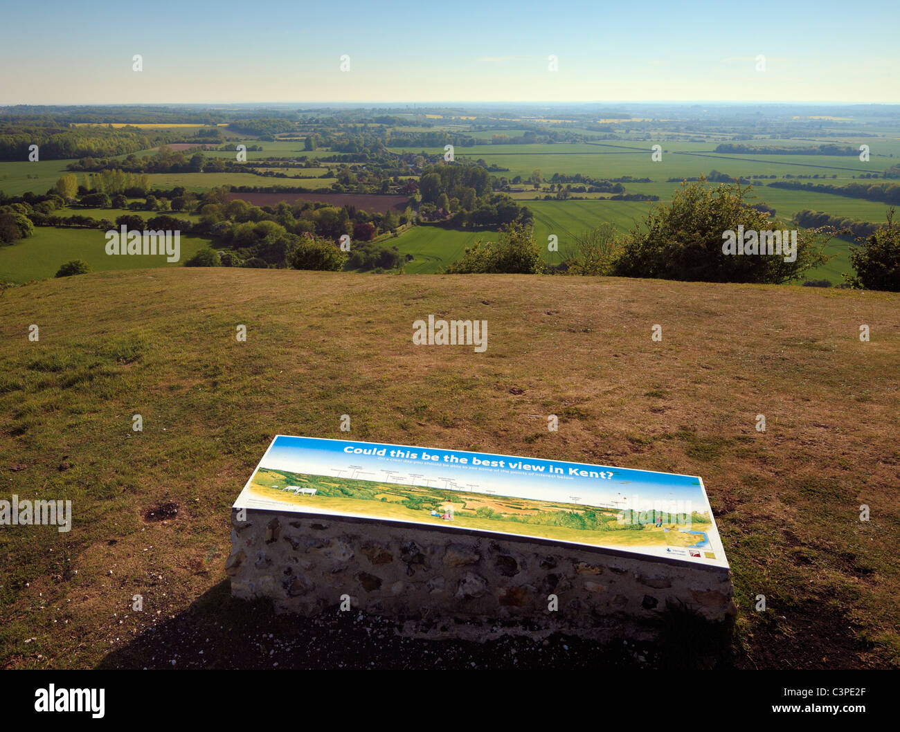 The Devils Kneading Trough, Wye Downs National Nature Reserve Stock ...
