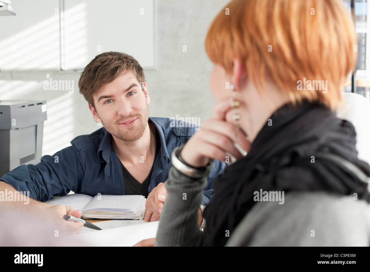 Germany, Leipzig, University students studying together Stock Photo - Alamy Germany, Leipzig, University students studying together Stock Photo - Alamy