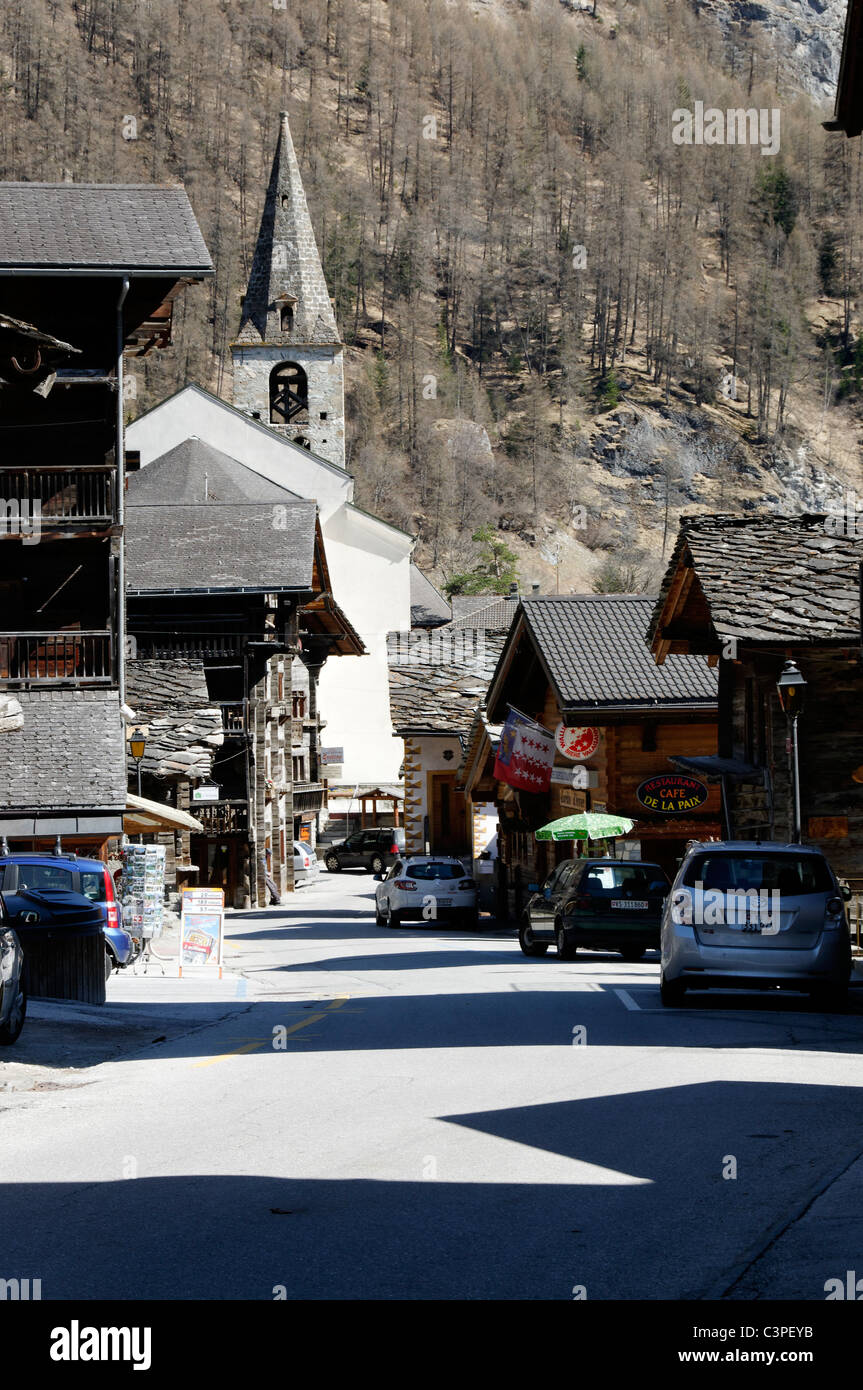 Evolene village hi-res stock photography and images - Alamy