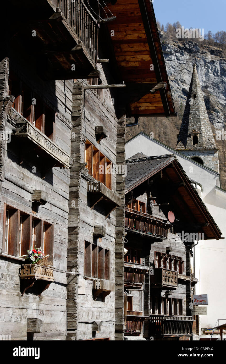 Evolene village hi-res stock photography and images - Alamy