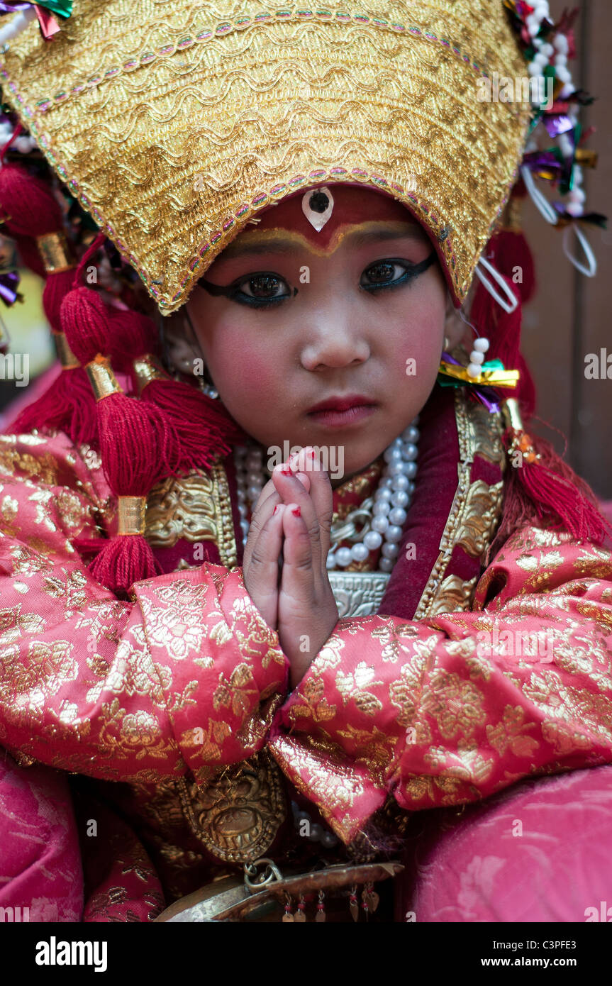 Kumari nepal hi-res stock photography and images - Alamy