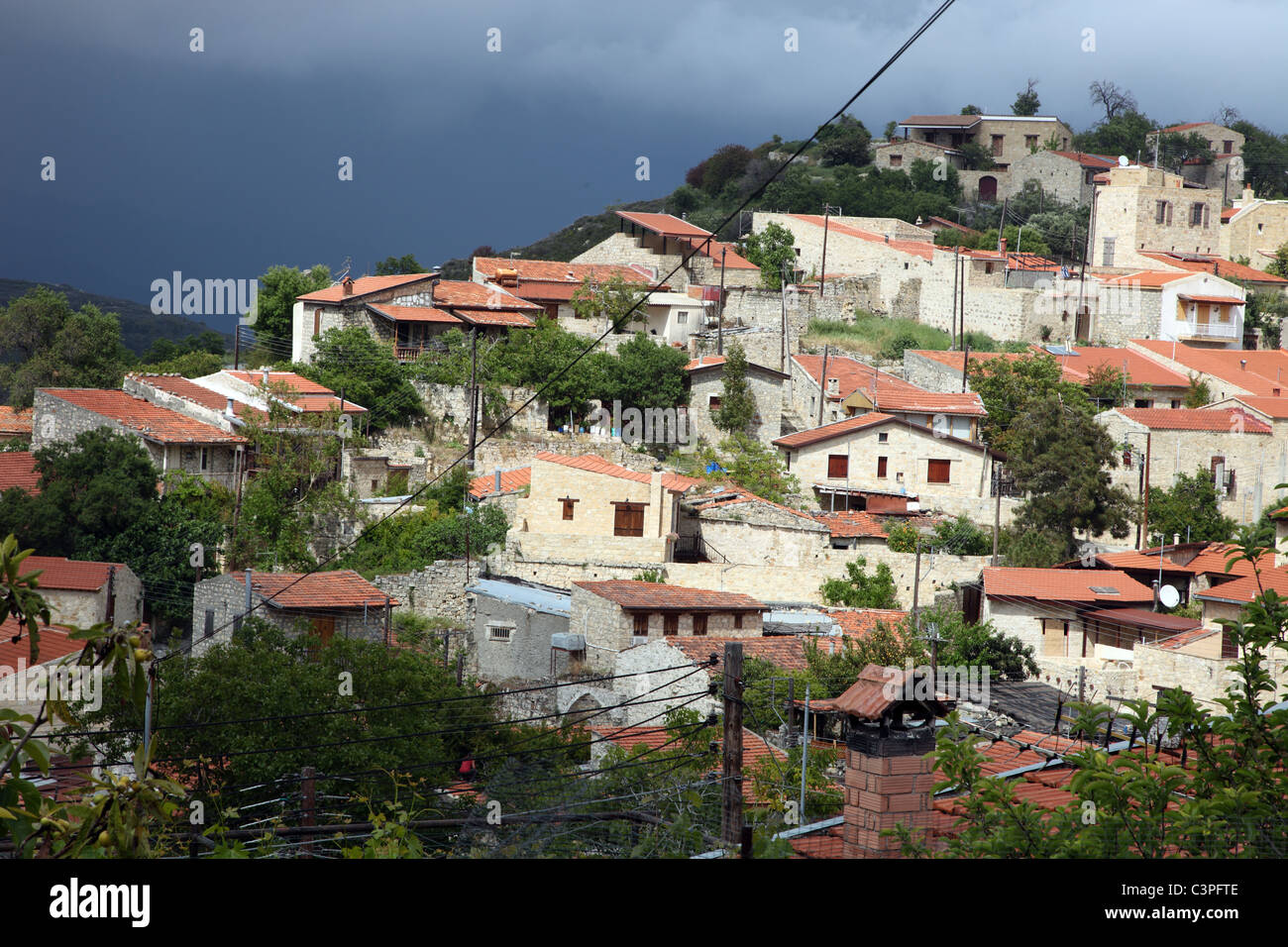 Lofou village, Cyprus Stock Photo - Alamy