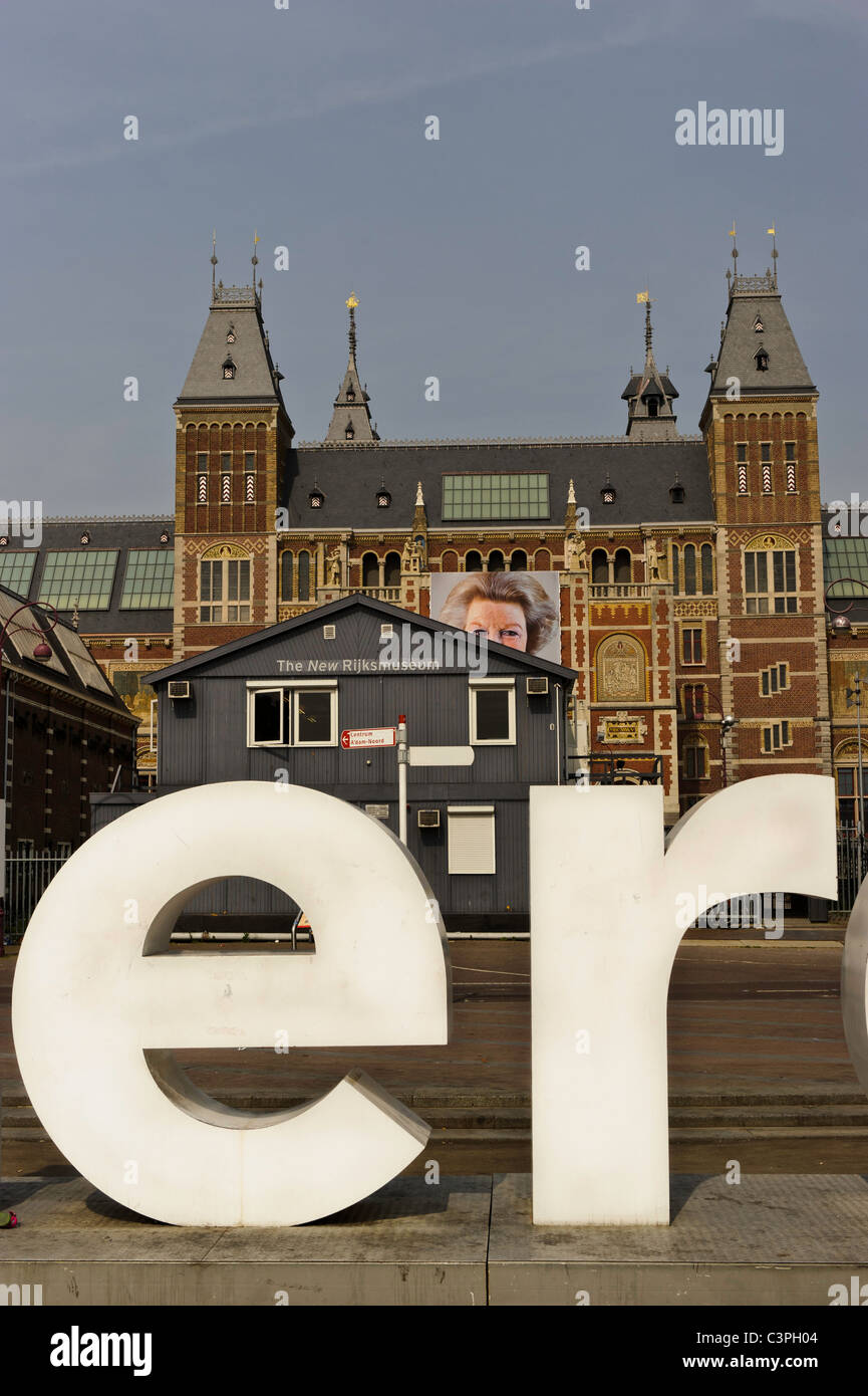 The "I amsterdam" sign at the Rijksmuseum, Amsterdam Stock Photo - Alamy