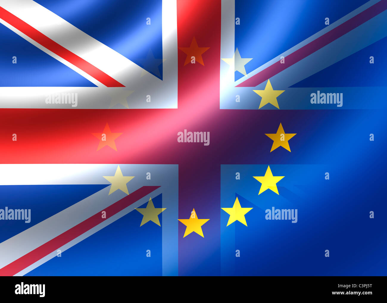 Britain eu flag hi-res stock photography and images - Alamy