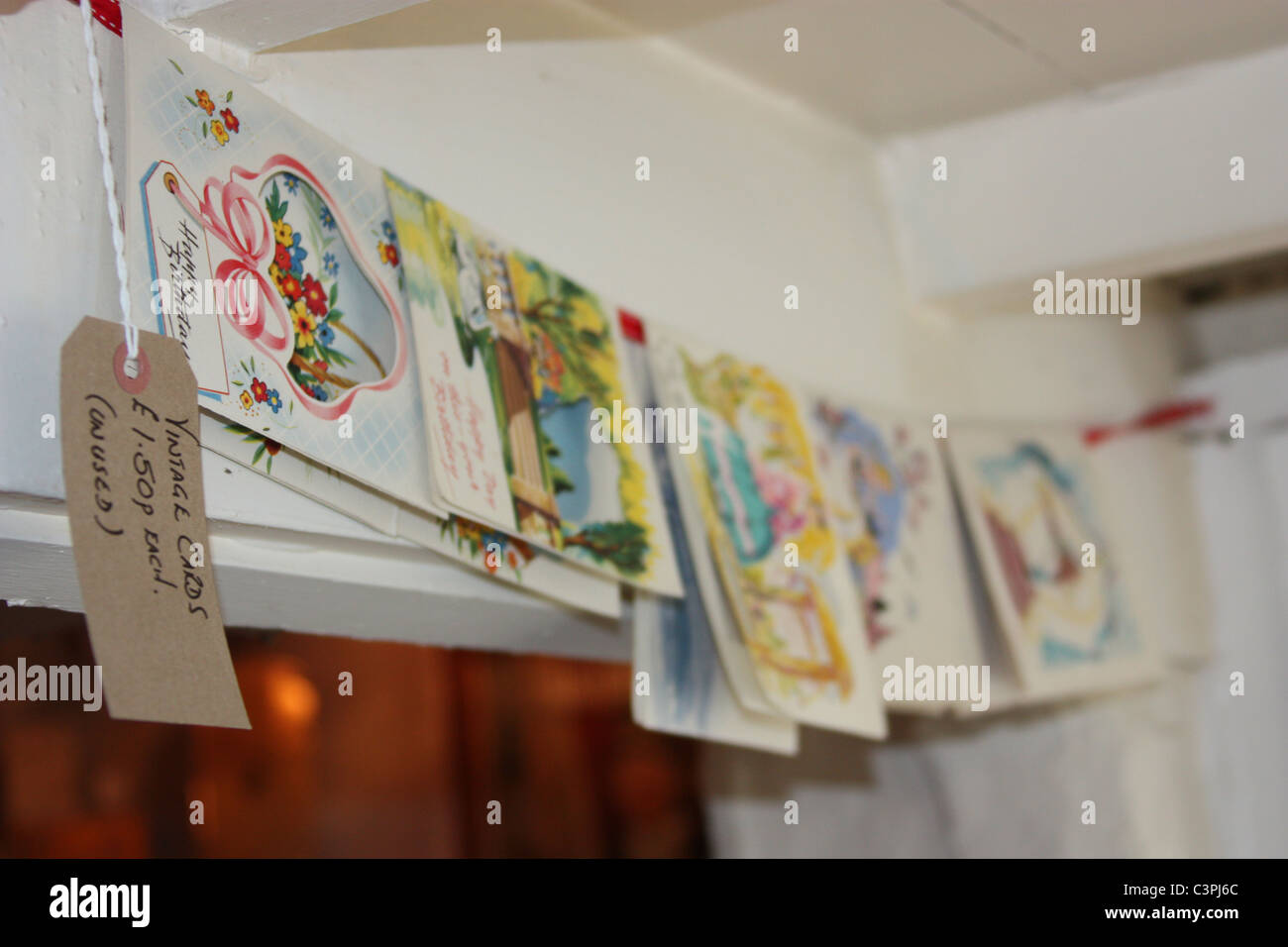 Old retro cards hi-res stock photography and images - Alamy