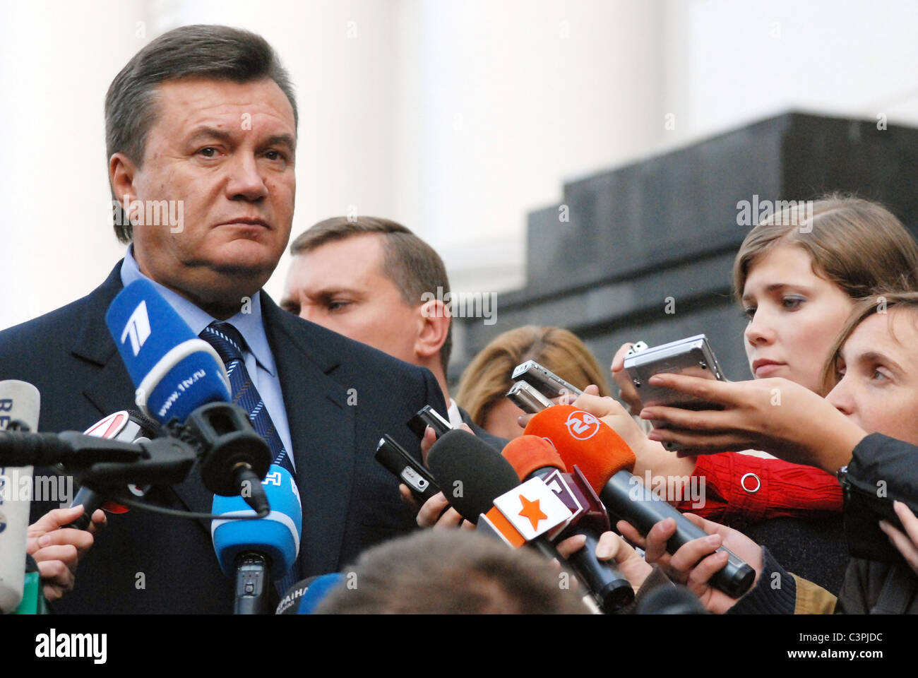 Prime Minister of Ukraine Viktor Yanukovych Stock Photo - Alamy