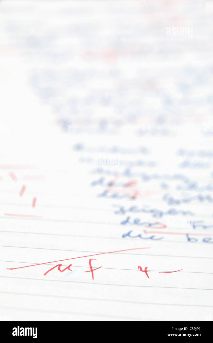 Test paper hi-res stock photography and images - Alamy