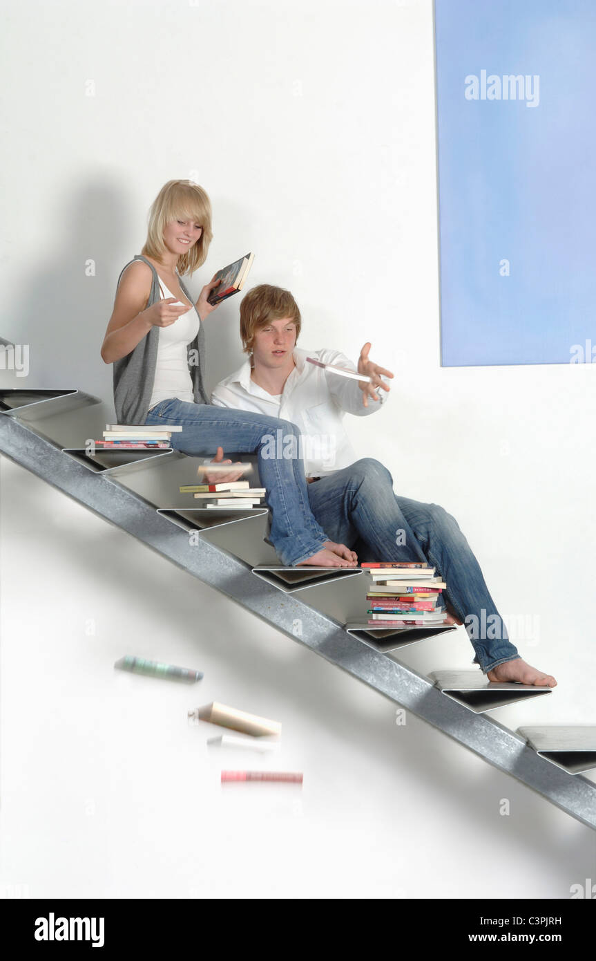 Throwing book hi-res stock photography and images - Alamy