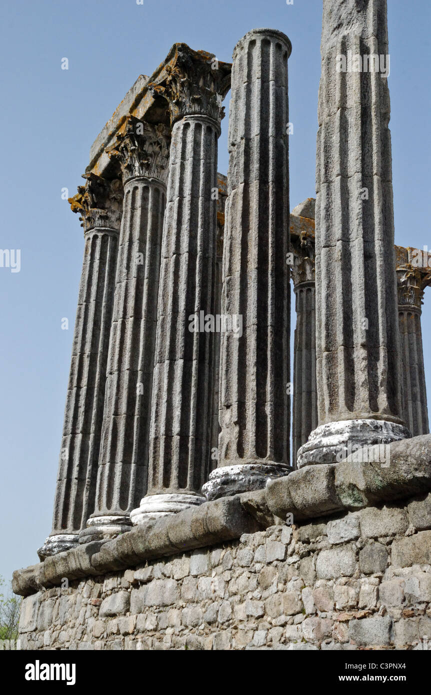 The roman temple of evora hi-res stock photography and images - Alamy