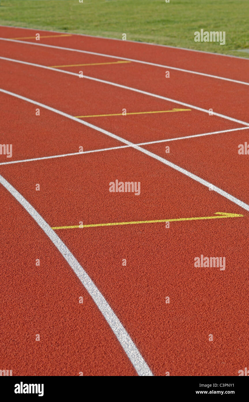 Germany, Running track Stock Photo - Alamy