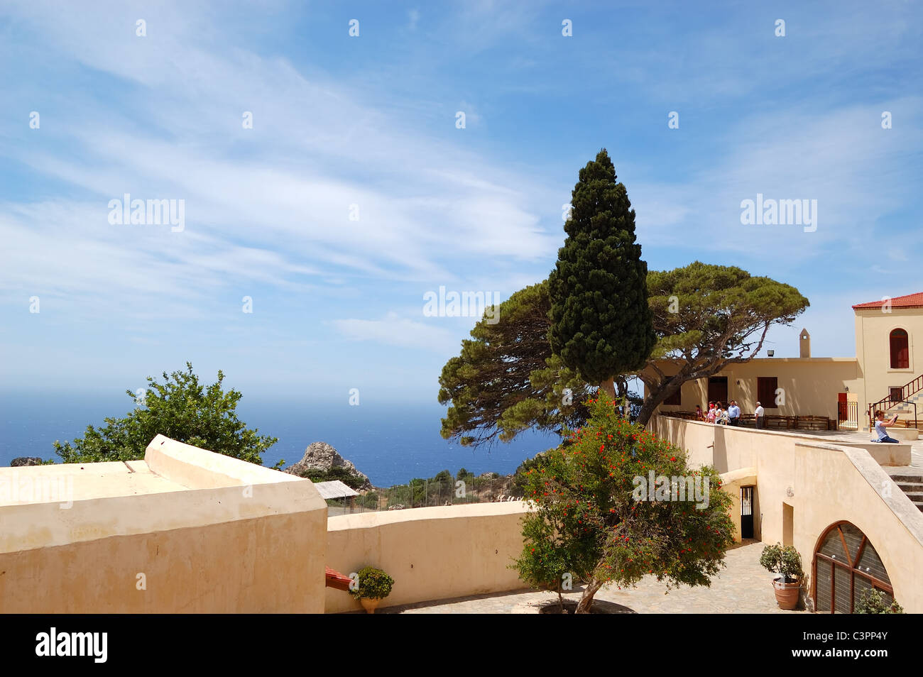 Monastery of saint john the theologian evangelist hi-res stock ...