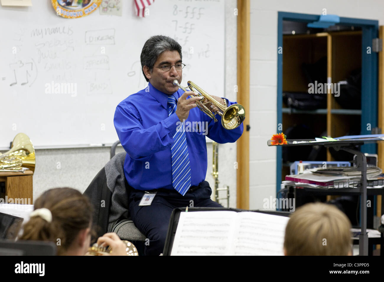 Trumpet teacher hi-res stock photography and images - Alamy