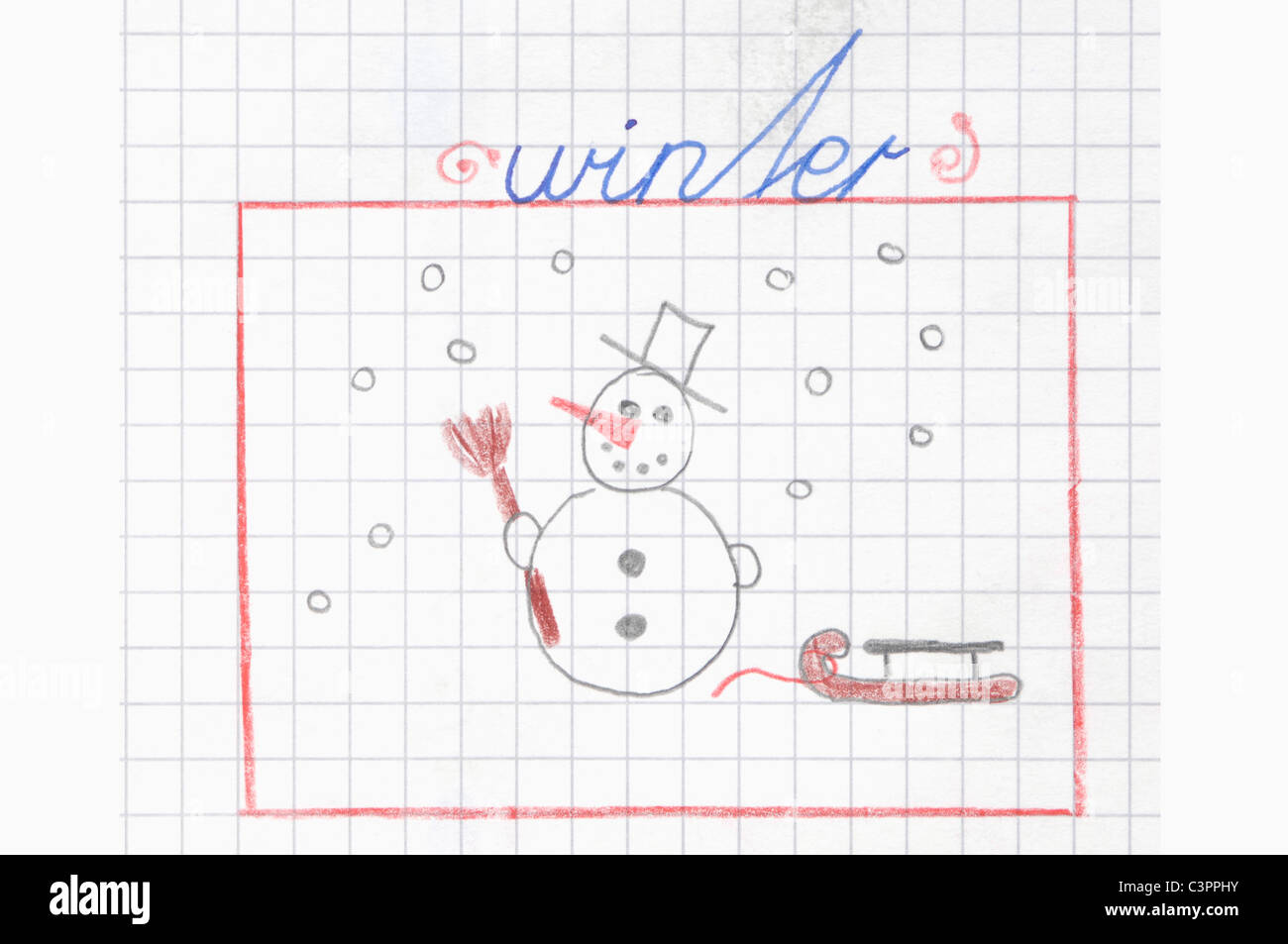 Child┬┤s drawing, close up Stock Photo - Alamy