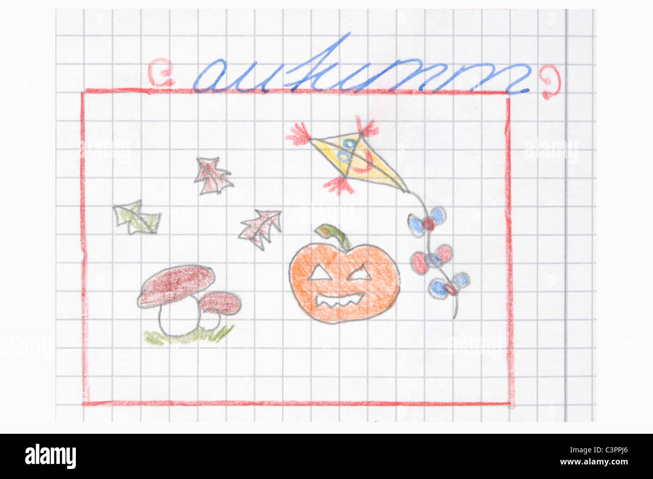 Child┬┤s drawing, close up Stock Photo - Alamy