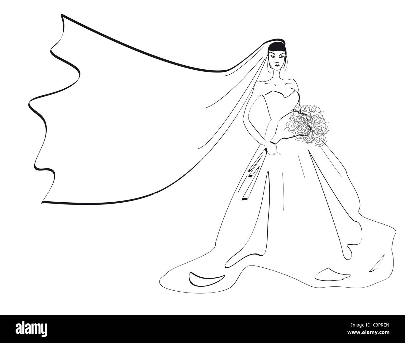 Wedding invitation card style Cut Out Stock Images & Pictures - Alamy