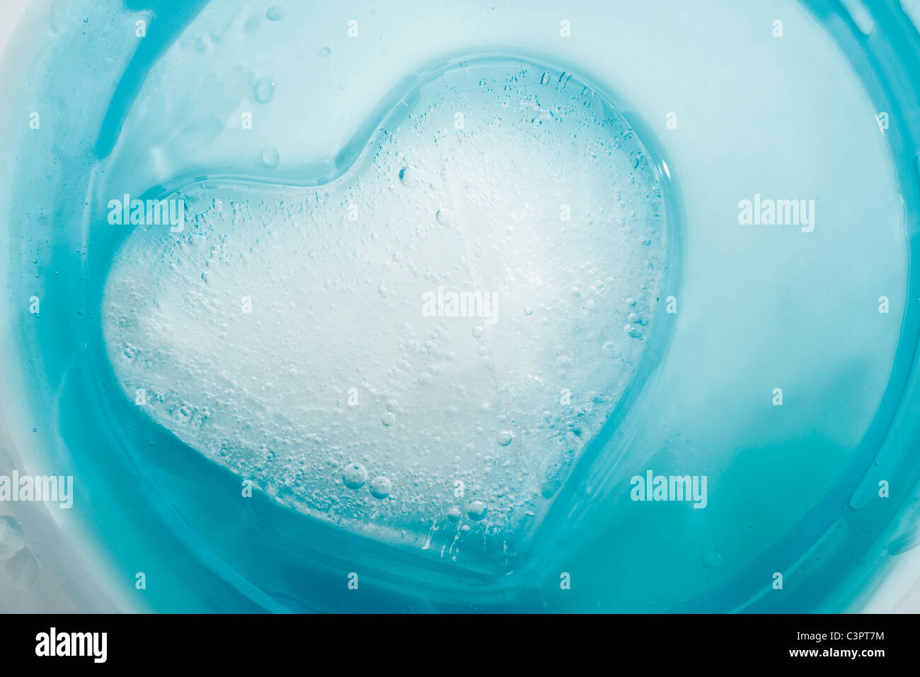 Heart of ice, close up Stock Photo - Alamy