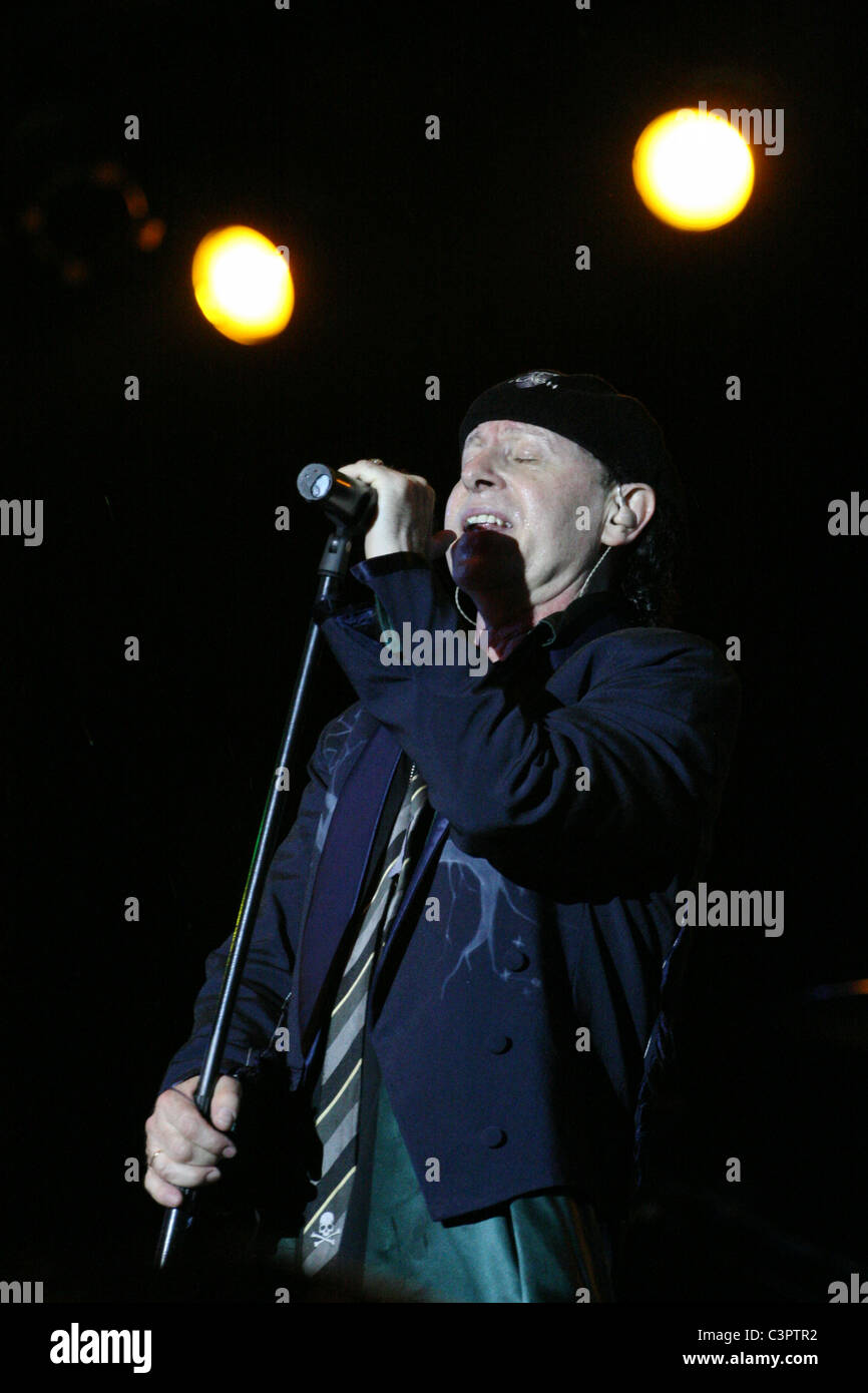 Klaus Meine the lead vocalist and occasional rhythm guitarist of the ...