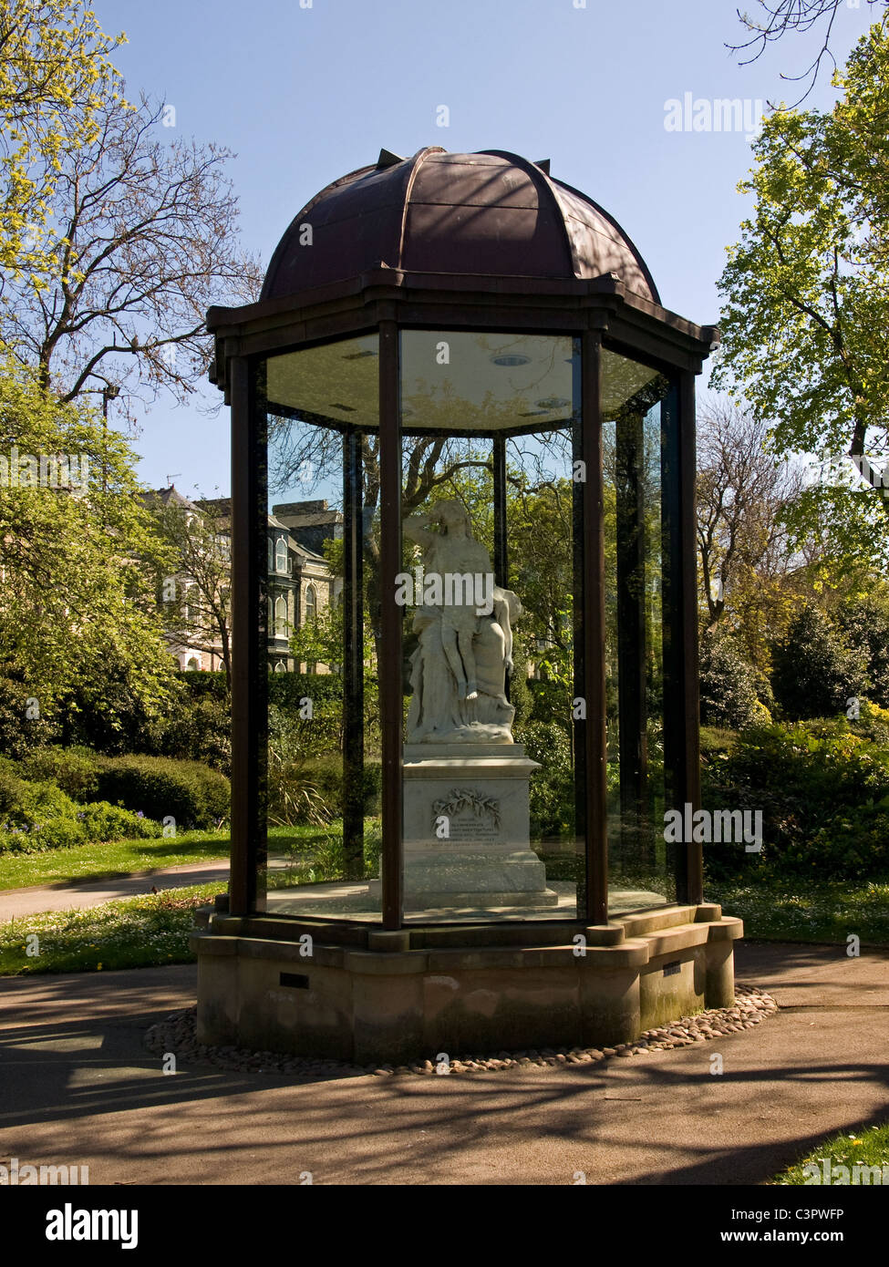 The Victoria Hall Disaster Memorial in Mowbray Park Sunderland Tyne and ...