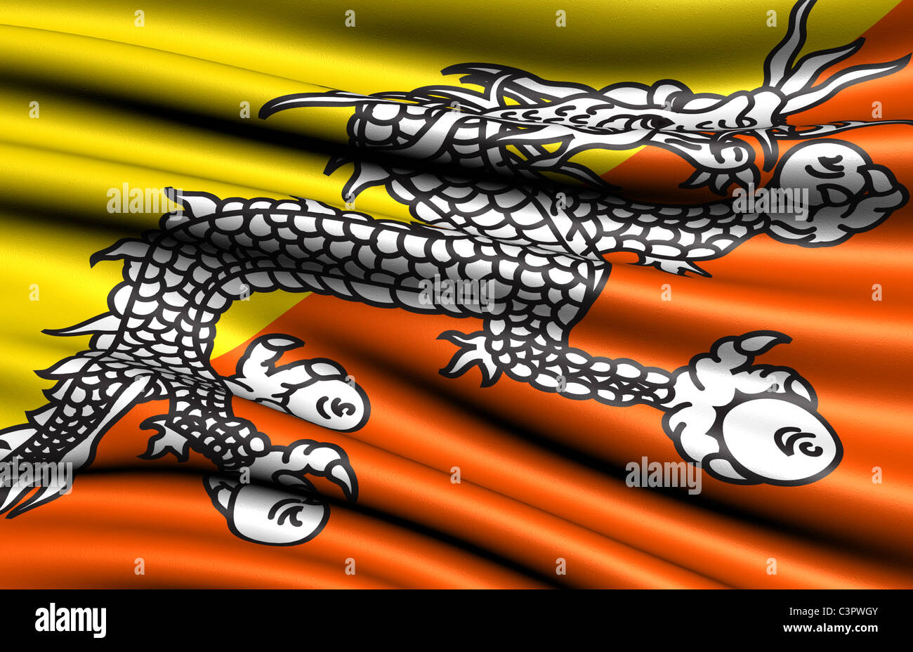 Bhutan cartoon hi-res stock photography and images - Alamy