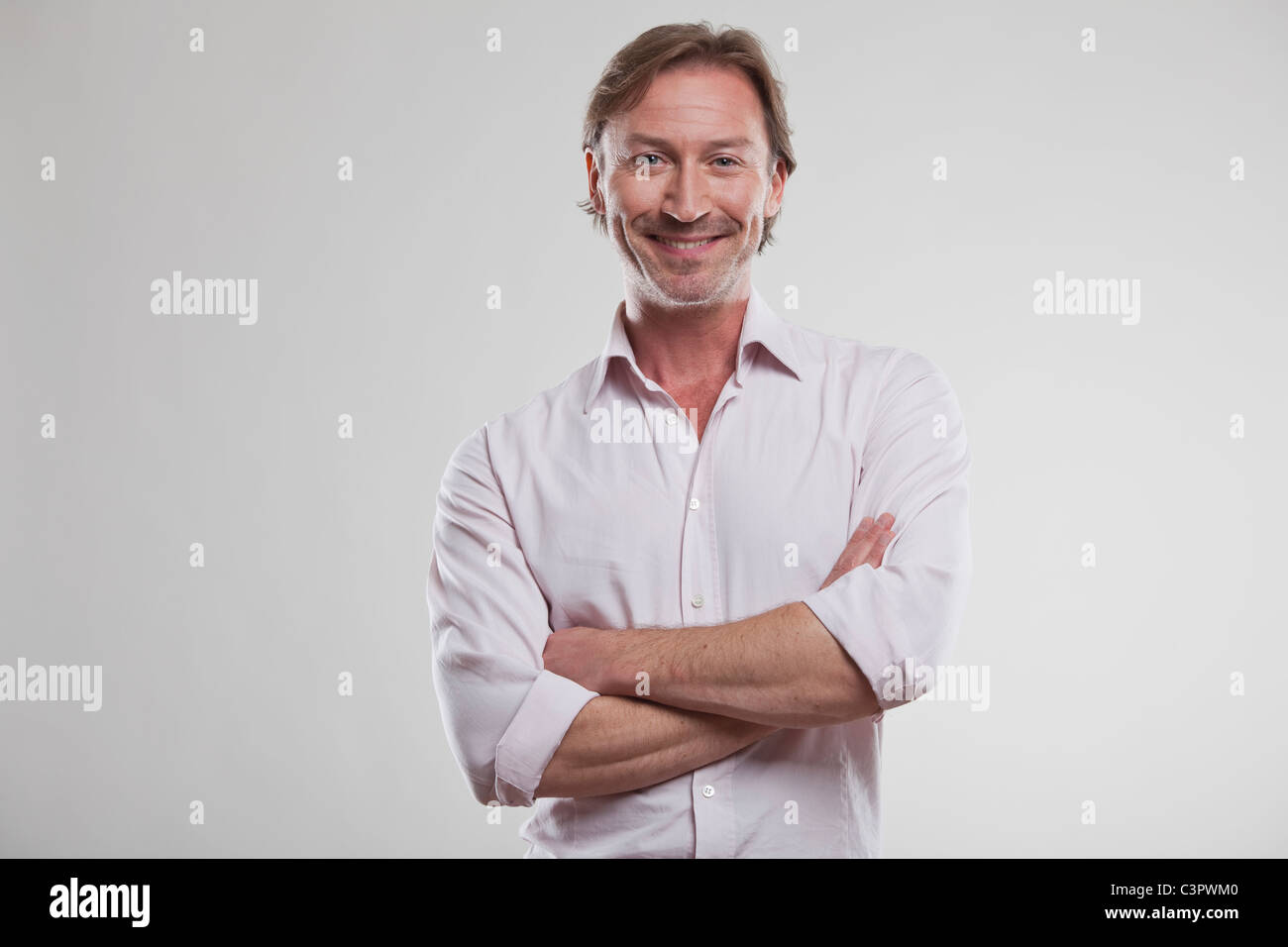 Man smiling, portrait Stock Photo - Alamy