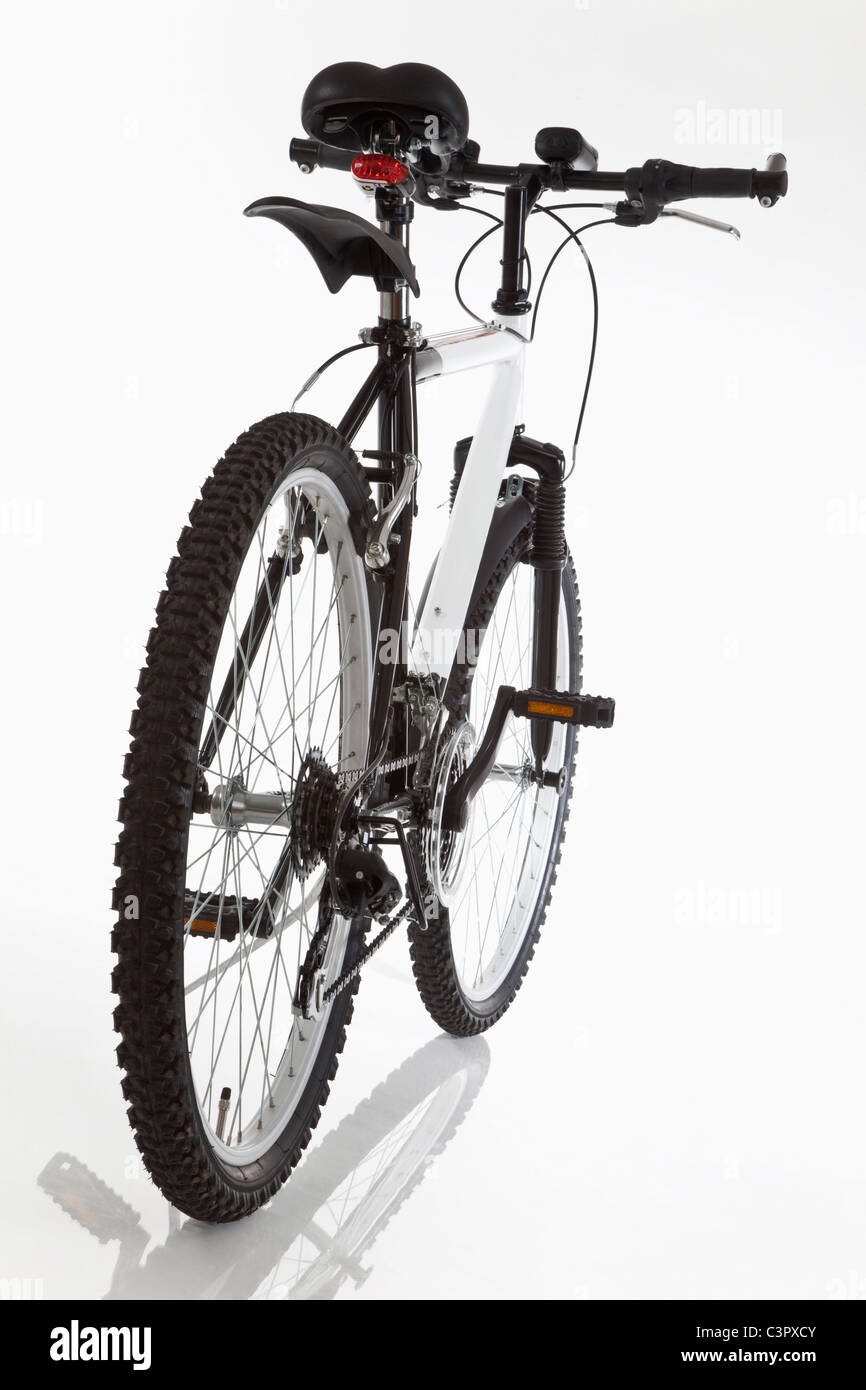 Mountain bike on white background Stock Photo - Alamy