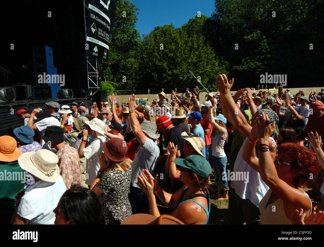 Womad dancing crowd hi-res stock photography and images - Alamy