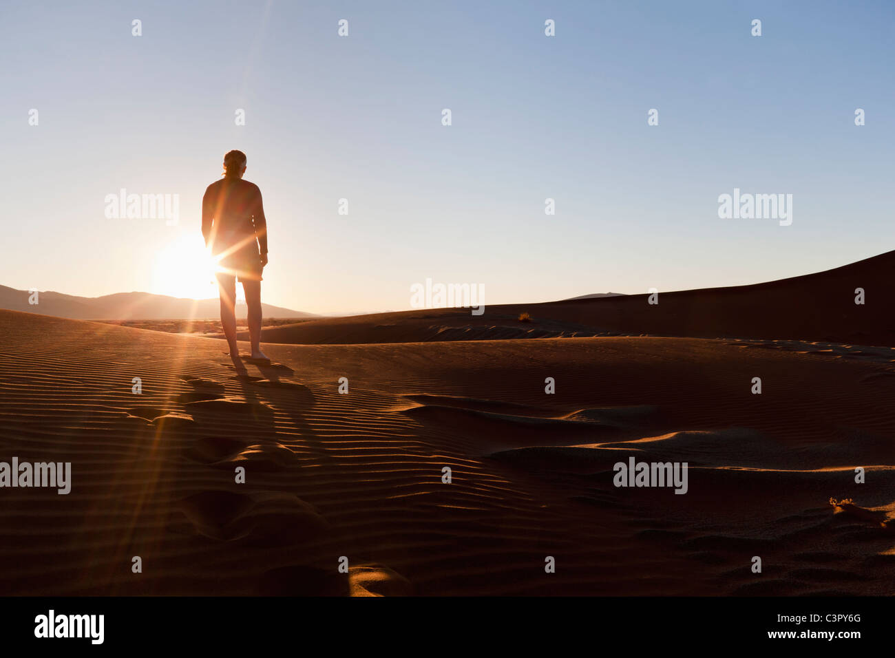 Adults walking in namib desert in namibia hi-res stock photography and ...